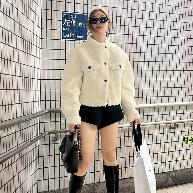 [พร้อมส่ง 🇹🇭] Teddy Jacket 🐻 แจ็คเก็ตขนแกะ 3 สี | Shopee Thailand