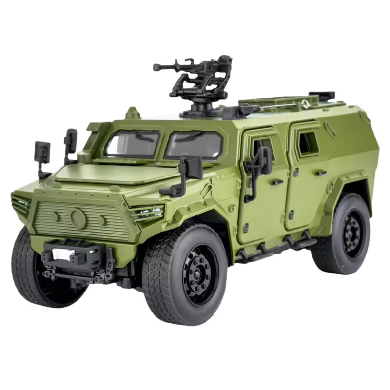 โมเดลรถทหาร DongFeng Mengshi GEN-III CSK-182 เหล็กสเกล1:18 มีเสียงและมี ...