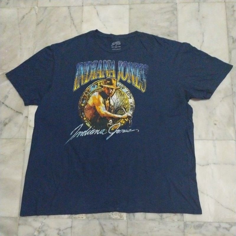 เสื้อยืดแขนสั้น แนวภาพยนตร์ INDIANA JONES แท้ มือสอง สภาพดี ของพร้อมส่ง ...
