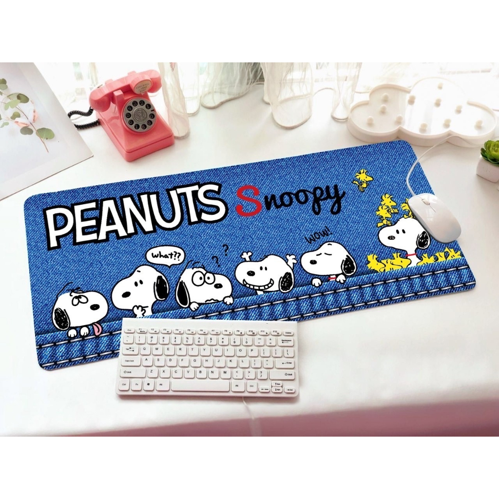 SNOOPY B Y แผ่นรอง คีย์บอร์ด รองคีย์บอร์ด keyboard ลาย SNOOPY B Y ขนาด ...