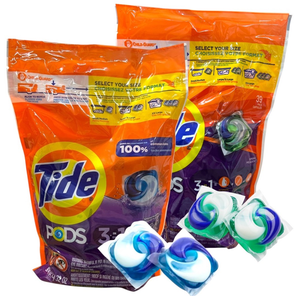Tide Pods 3in1 Spring Meadow 39/156 เม็ด เจลบอลซักผ้าTide PODS (อันดับ ...