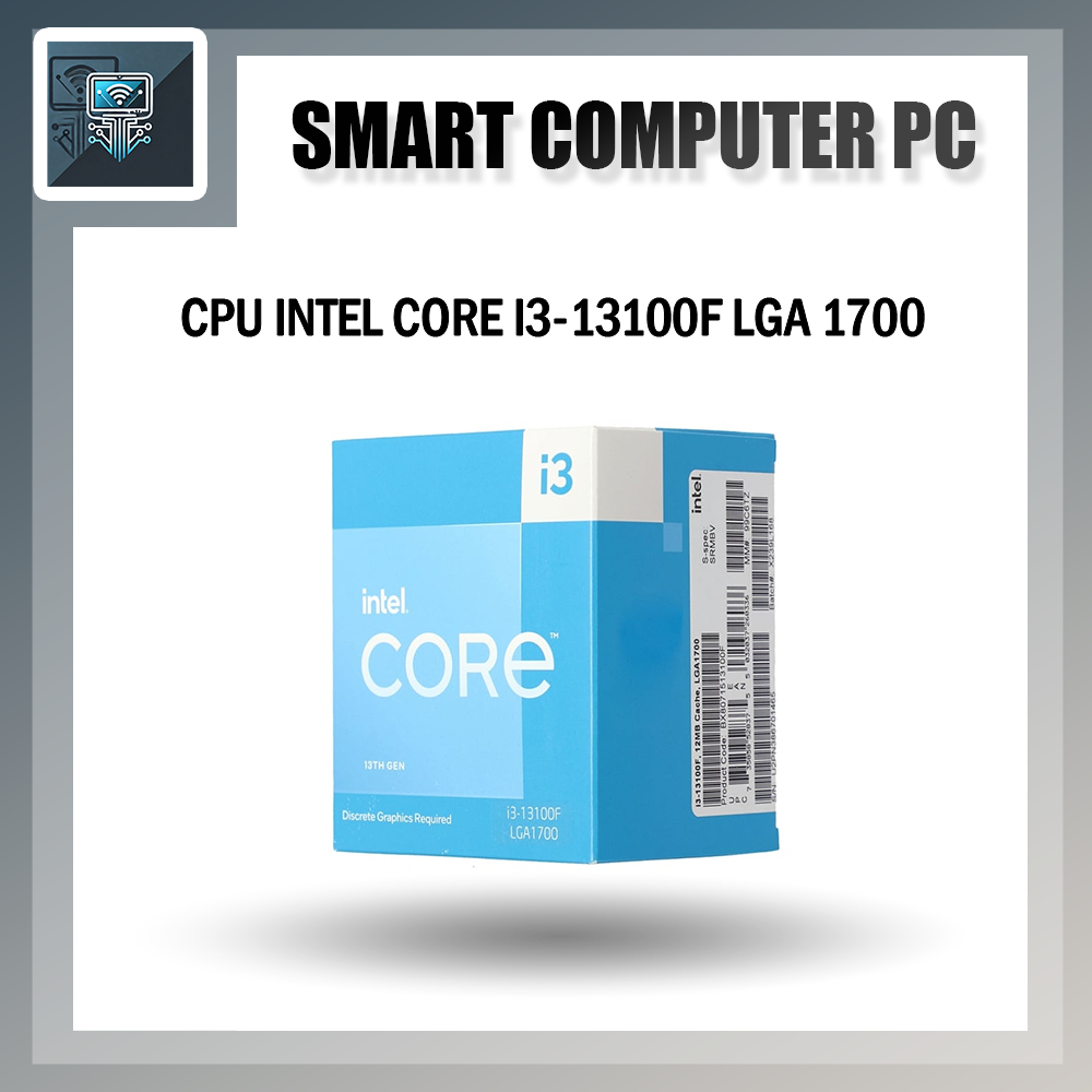 CPU INTEL CORE I3-13100F LGA 1700 (ไม่มีการ์ดจอออนบอร์ด) | Shopee Thailand