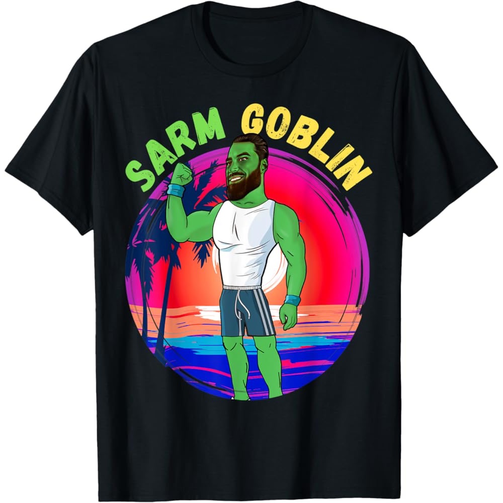 SARM goblin เสื้อยืดฟิตกล้ามเนื้อ ฟิตแอนด์เฟิร์ม | Shopee Thailand