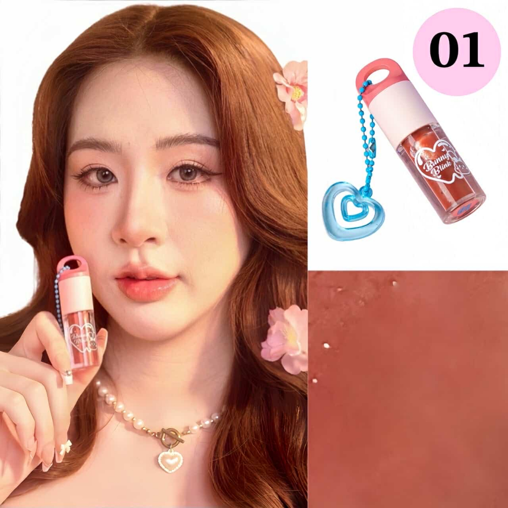 Lip Bunny blink - Sweet glossy kiss ลิปกรอสปากฉ่ำ พร้อมบำรุง | Shopee ...