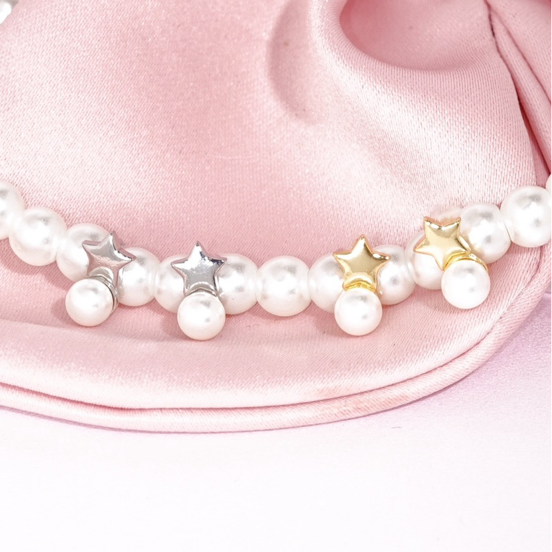 RINDA - Twinkle pearl stud (gold/silver) | Shopee Thailand