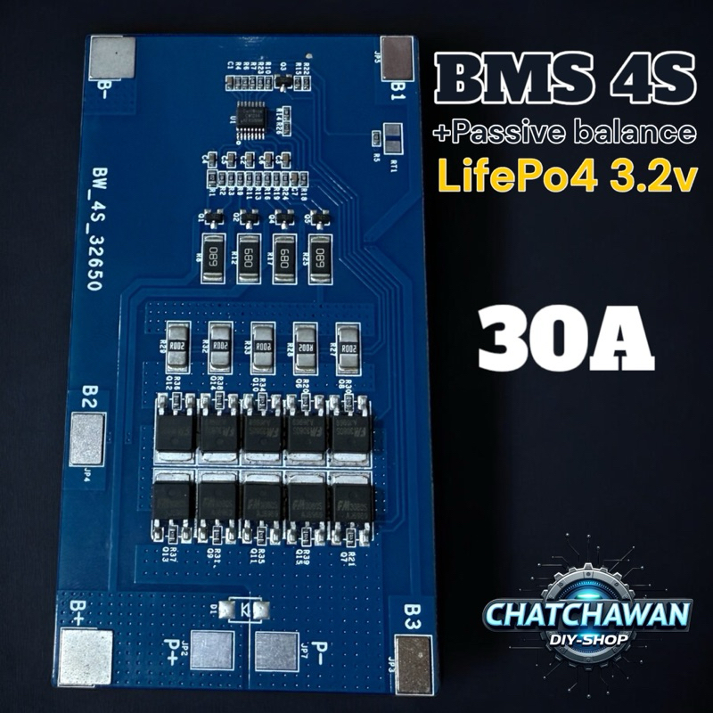 BW-BMS 4s lifepo4 3.2V 30A +passive balance | Shopee Thailand