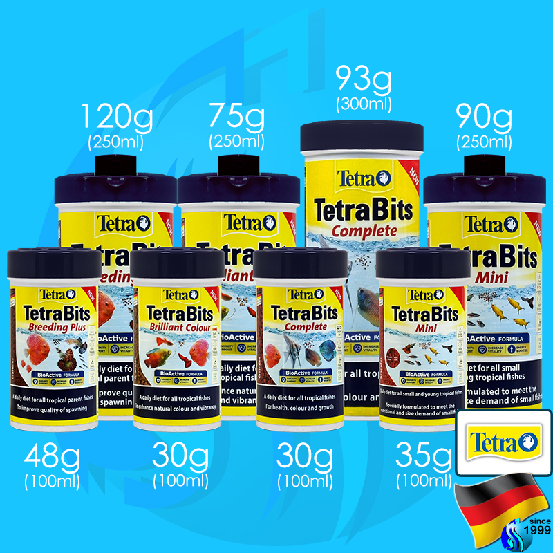 TetraBits BreedingPlus / BrilliantColour / Complete / Mini 100ml ...