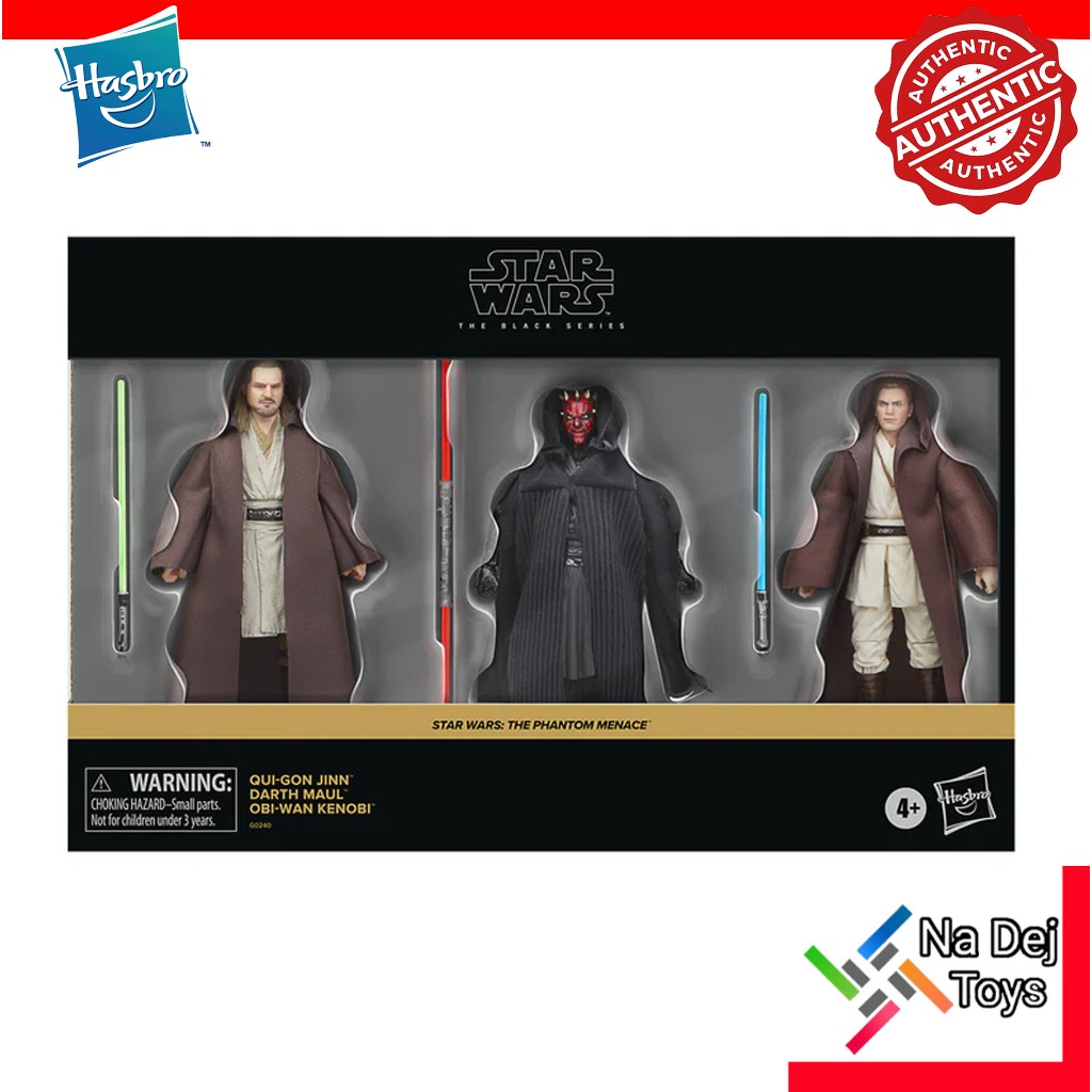 The Phantom Manace 3-Pack Star Wars The Black Series 6" figure สตาร์ ...