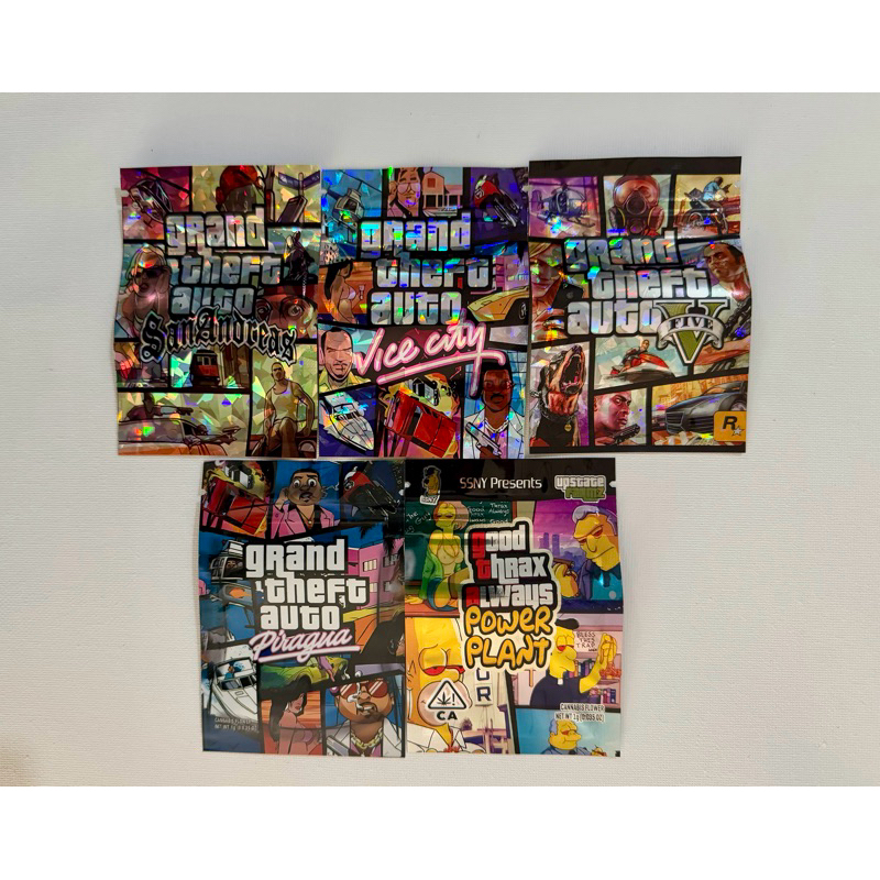 High Quality Mylar Zip Bag 1gr GTA Packaging Smell Proof Water Proof ...