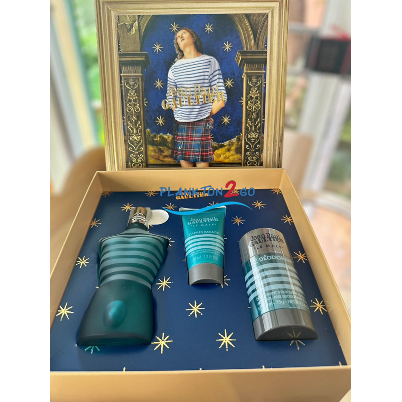 ชองปอ Jean Paul Le Male EDT Box Set 3 ชิ้น 125 ml + After Shave Balm ...