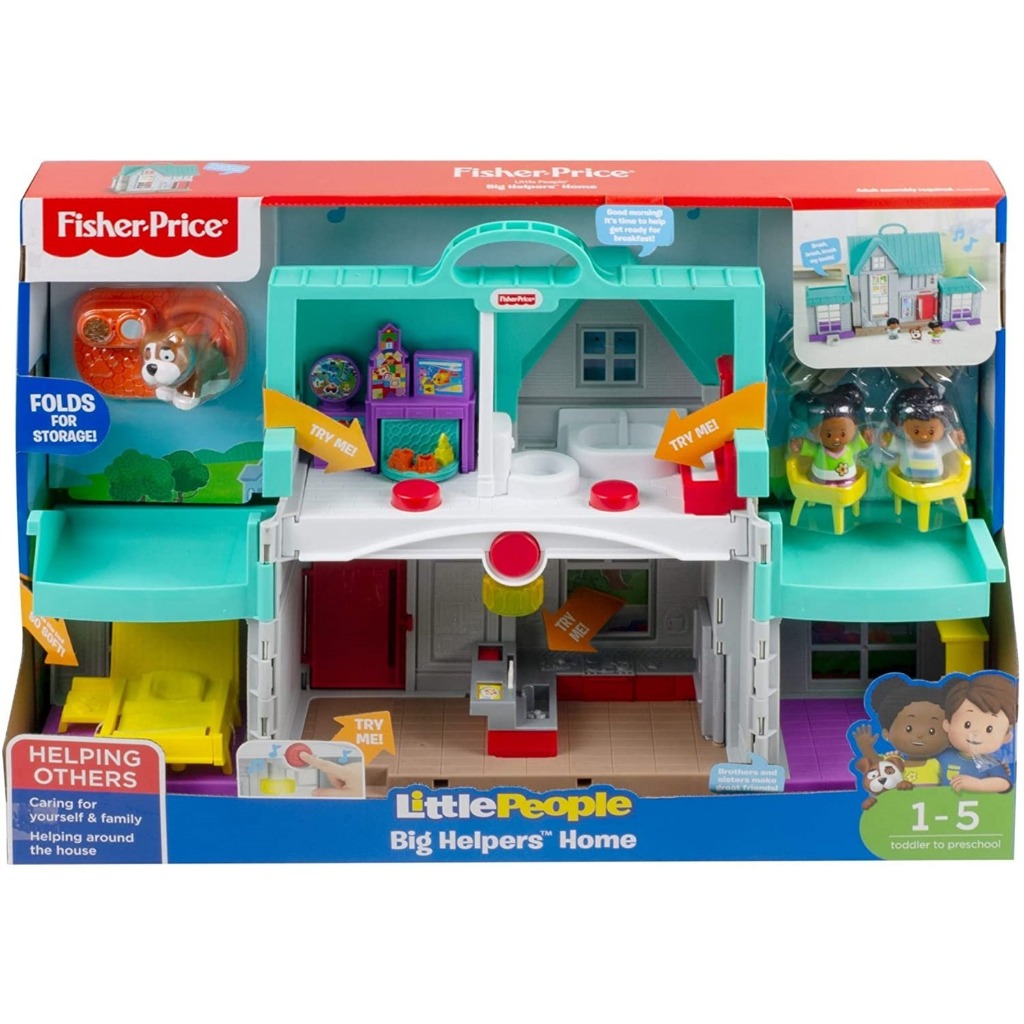 Fisher Price Little People Big Helpers Interactive Home Playset ของเล่น ...