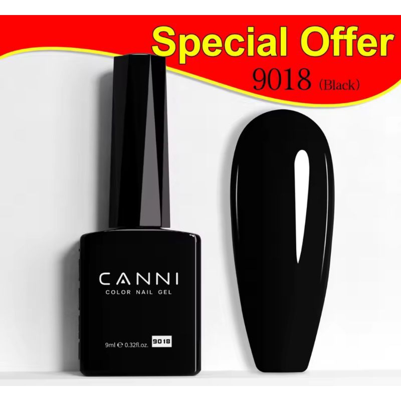 สีเจล canni รุ่นใหม่ สีดำ สีขาว สีขาวขุ่น | Shopee Thailand