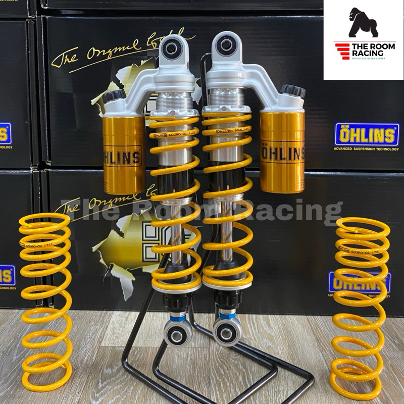 โช้คหลัง OHLINS Monkey 125 ( ซับแทงค์ ) รหัส HO819 (334mm) พร้อมสปริง ...