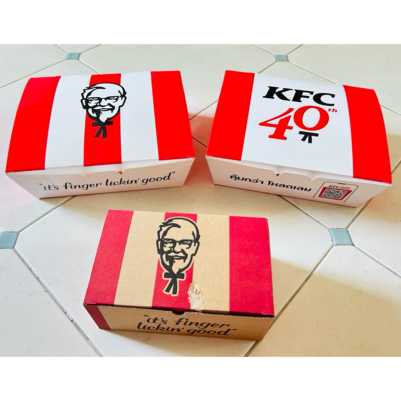KFC Packege กล่องกระดาษ เคเอฟซี(มือสอง) | Shopee Thailand
