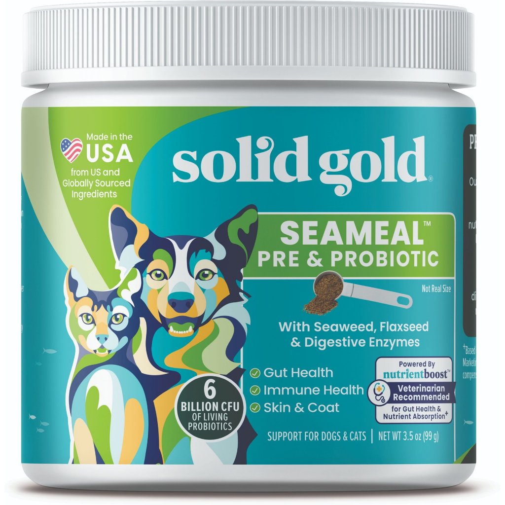 Solid Gold SeaMeal Pre & Probiotic (สูตรใหม่) เพิ่มปรับสมดุลลำไส้ บำรุง ...