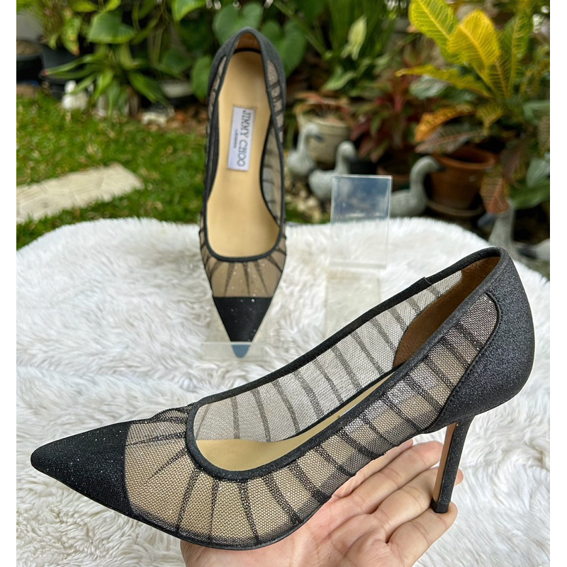 JIMMY CHOO Shoes Ladies Sz.37 มือสองแบรนด์แท้ | Shopee Thailand
