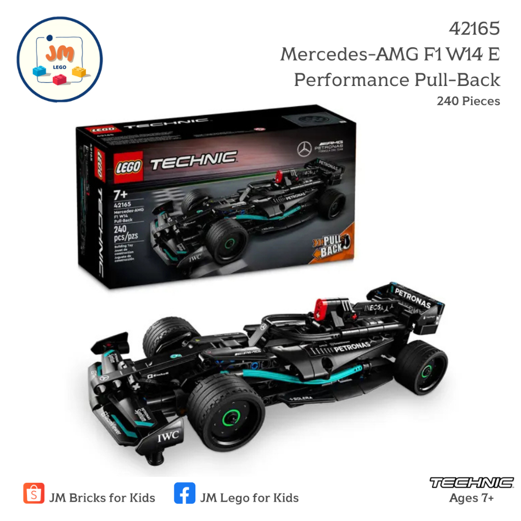 LEGO Technic 42165 Mercedes-AMG F1 W14 E Performance Pull-Back (240 ...