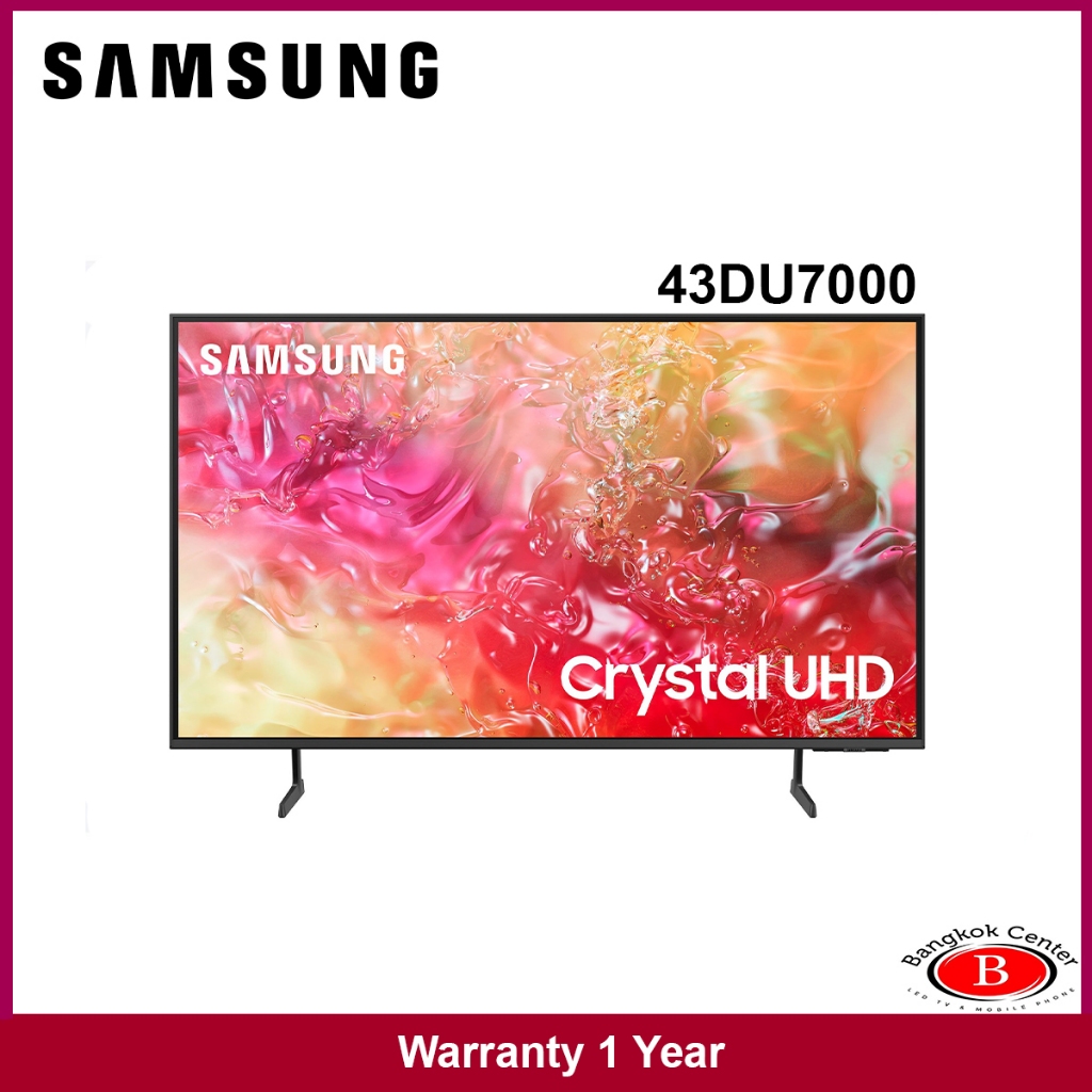 SAMSUNG Smart 4K Crystal UHD TV DU7000 43 นิ้ว รุ่น 43DU7000 (ปี2024 ...
