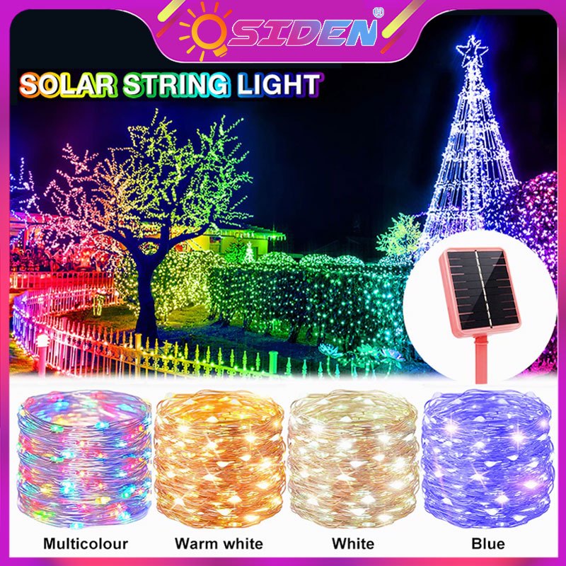 OSIDEN ไฟเส้น 7M 22M 22M 42M ชาร์จพลังงานแสงอาทิตย์ ไฟ คริสมาส กันน้ำ ...