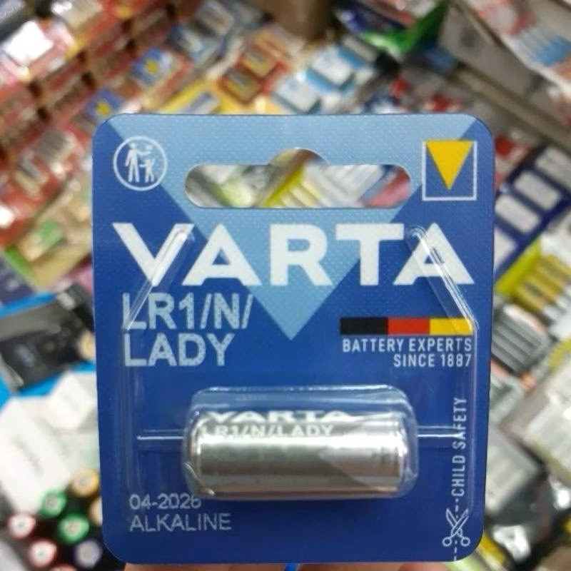 (แพคเดี่ยว1ก้อน) ถ่าน Varta Size N, LR1, UM5 1.5V แพค1ก้อน ของใหม่ ของ ...