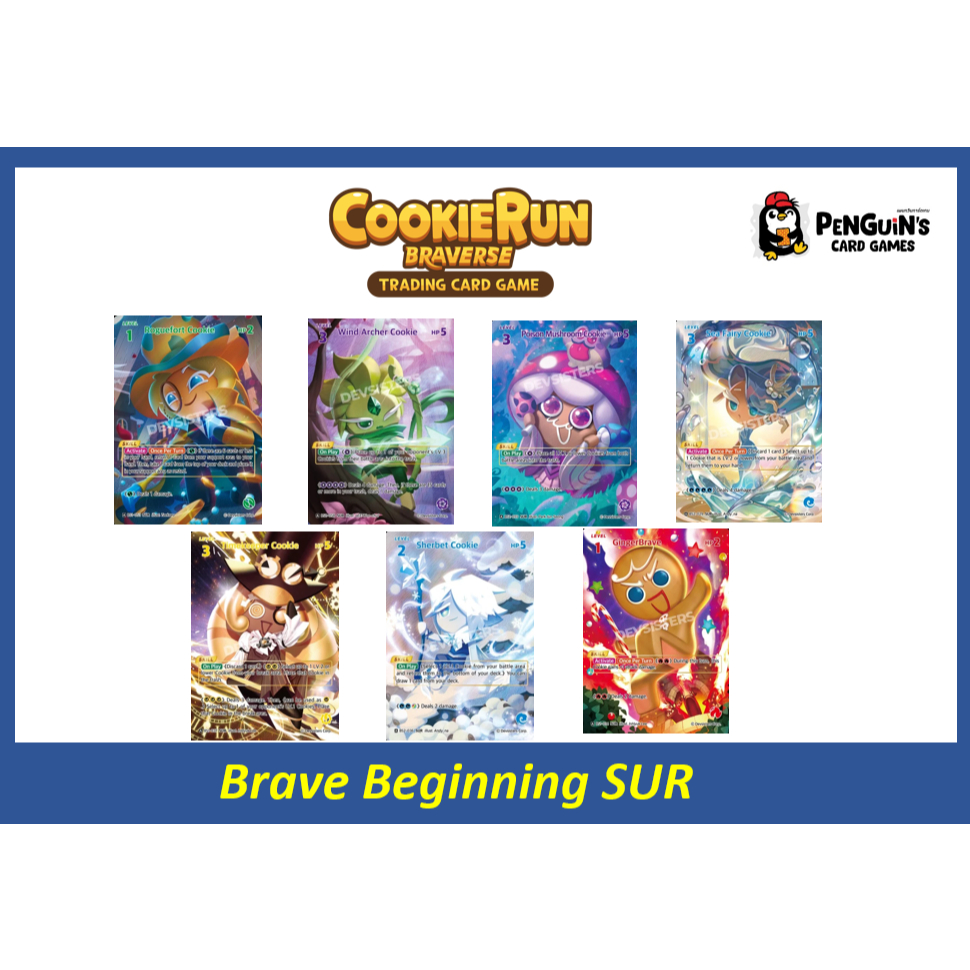 [Cookie Run Tcg] Cookie Run Braverse Booster Box [Brave Beginning] BS1 ...