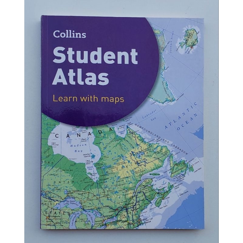 หนังสือ แผนที่ทั่วโลก Student Atlas Learn with maps 204Page | Shopee ...