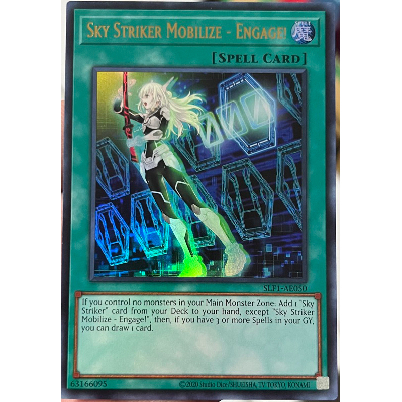 Yugioh Asia-Eng [SLF1-AE050] Sky Striker Mobilize - Engage! (Ultra Rare) การ์ดยูกิแท้ถูก ...