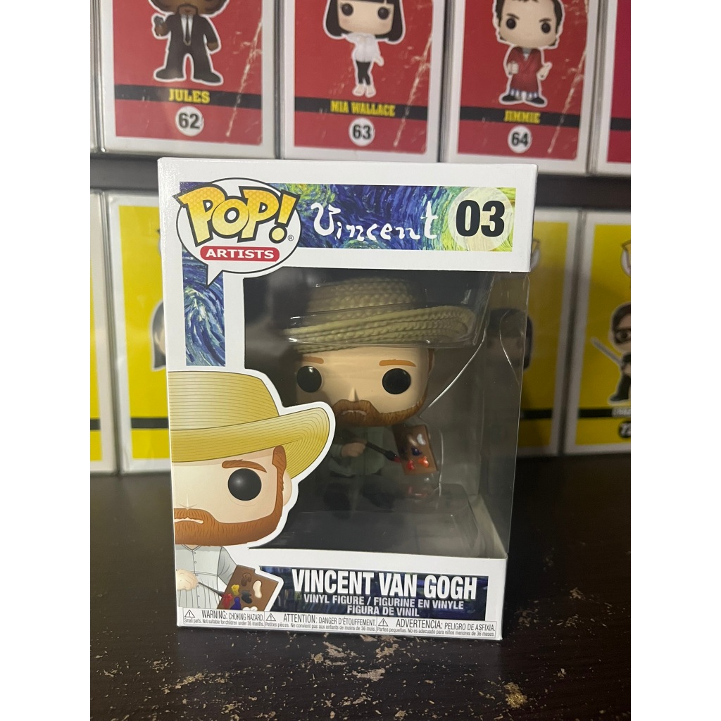 ฟิกเกอร์ Funko Pop #03 Vincent Van Gogh ศิลปินตำนาน มือหนึ่ง สภาพสวย ...