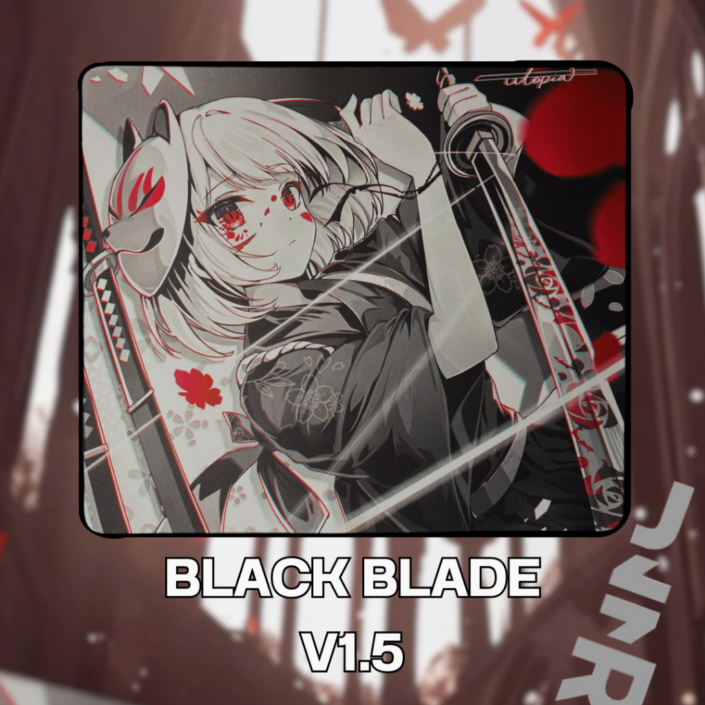 (พร้อมจัดส่ง) แผ่นรองเมาส์ Utopia Gaming Black Blade V1.5 | Shopee Thailand