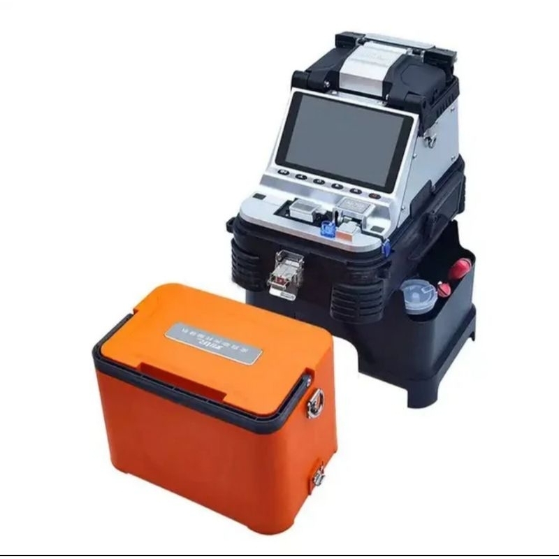 เครื่องสไปรท์สายไฟเบอร์ออฟติก Fiber fusion splicer Full set รุ่น AI-20 ...