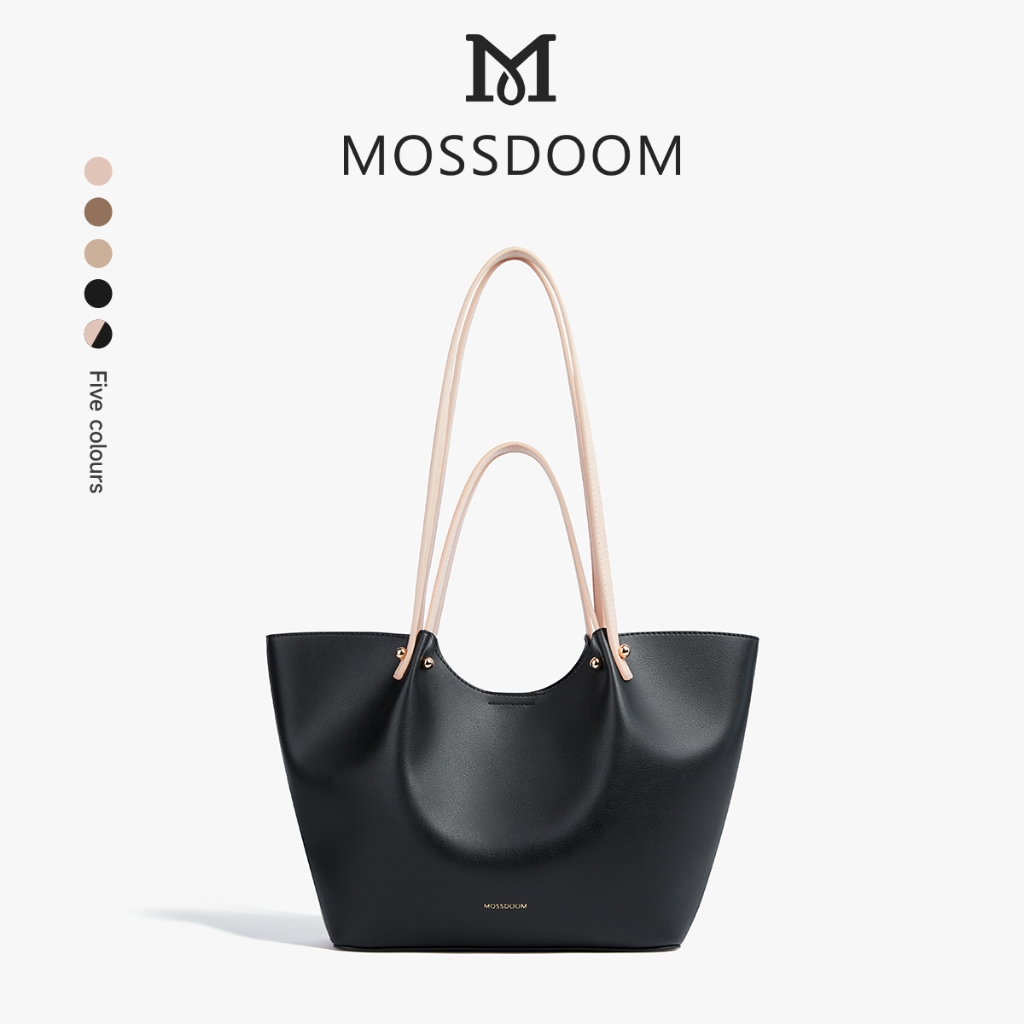 【Special off】MOSSDOOM Perla Bag กระเป๋าถือความจุขนาดใหญ่ เรียบง่ายและ ...