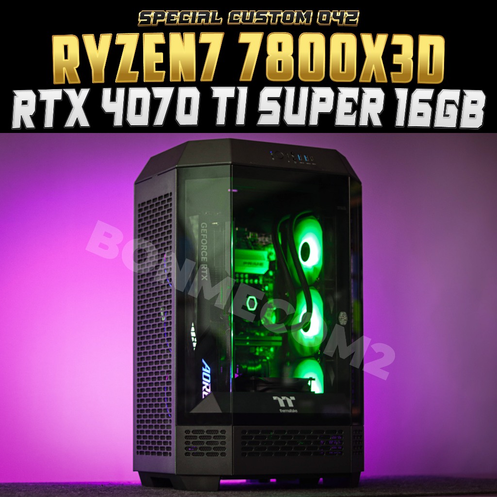 Special Custom 042 / คอมประกอบ CPU AMD Ryzen 7 7800X3D / RTX 4070 TI ...