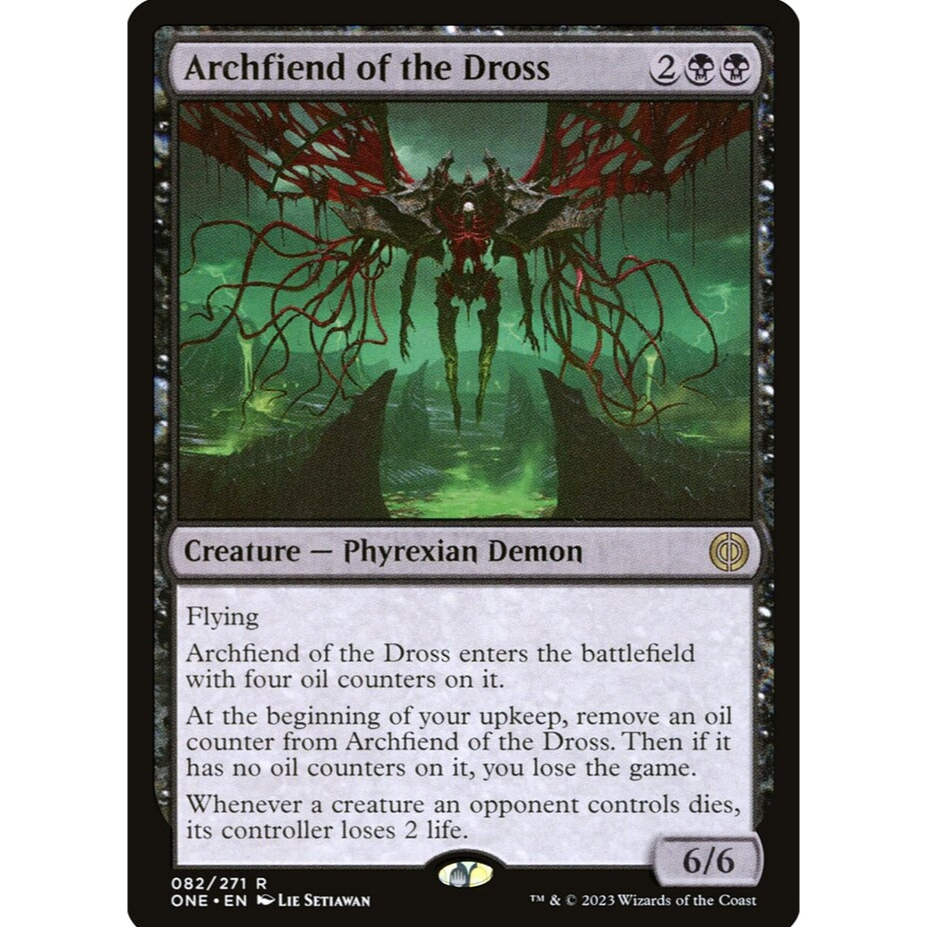 Archfiend of the Dross ONE Phyrexia: All Will Be One การ์ด Magic the ...