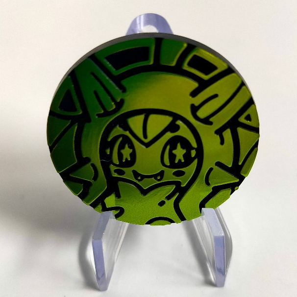 Pokemon Card Ogerpon Coin TCG Japanese Nintendo | Shopee Thailand