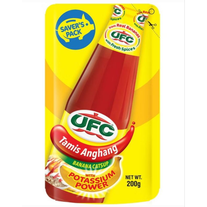 UFC Tamis Anghang Banana Catsup Ketchup 200g ซอสมะเขือฟิลิปปินส์ ทำจาก ...