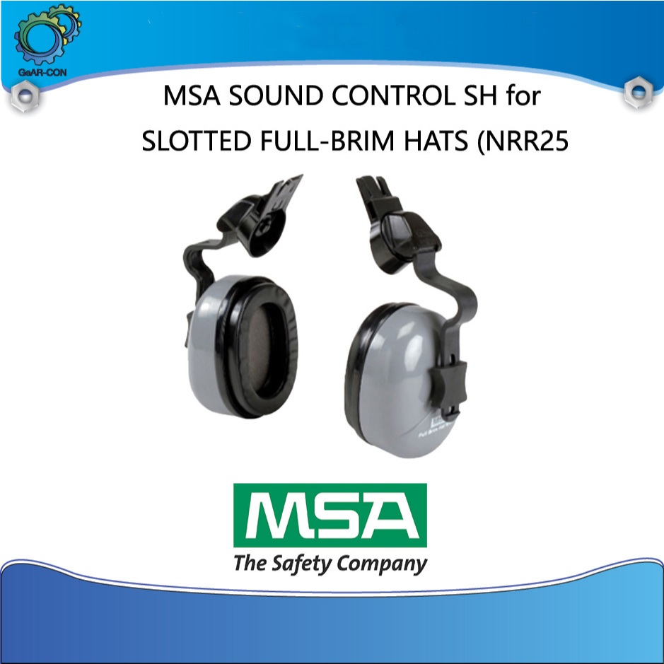 ที่ลดเสียงติดหมวก ที่ครอบหูลดเสียงสำหรับหมวกปีกรอบ, MSA SoundControl SH ...