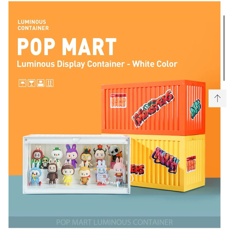พร้อมส่งpopmartแท้100% Luminous Display Container - White Color& MOLLY ...