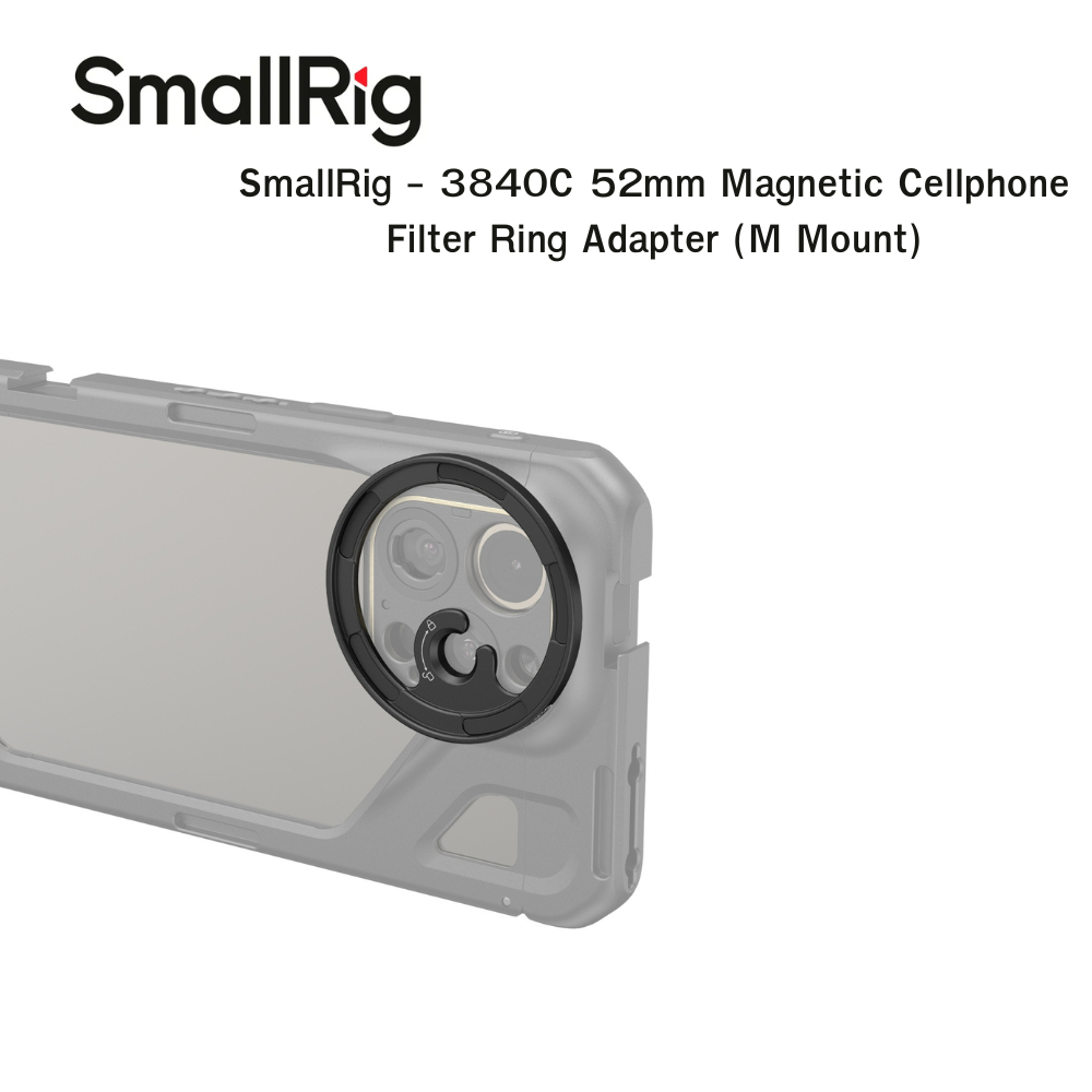 SmallRig - 3840C 52mm Magnetic Cellphone Filter Ring Adapter (M Mount ...