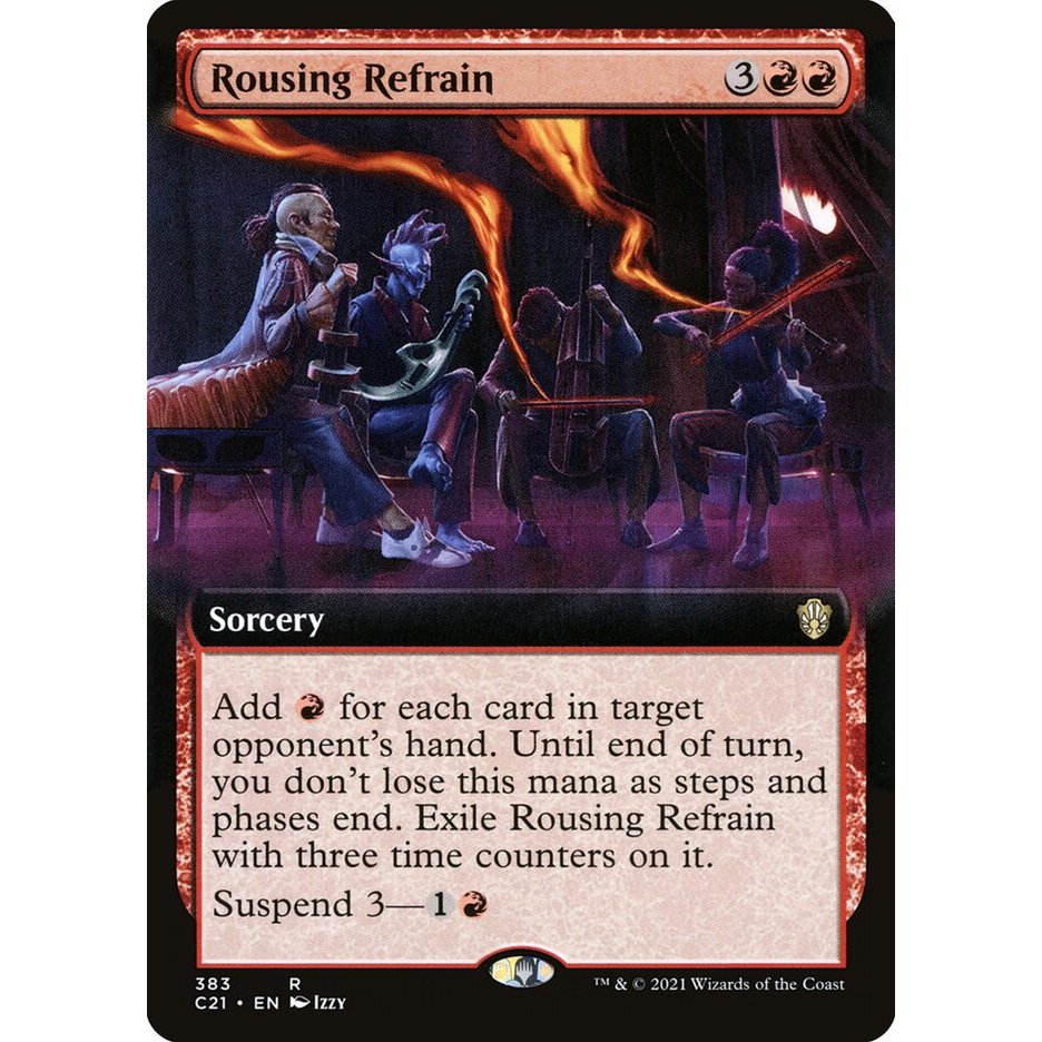 Rousing Refrain [Extended Art] C21 Commander 2021 การ์ด Magic the ...