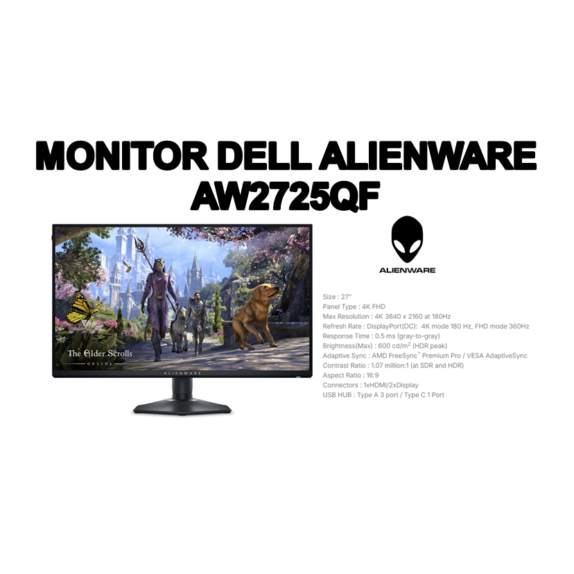 MONITOR DELL ALIENWARE AW2725QF | Shopee Thailand