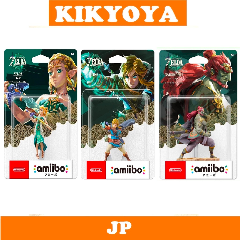 + amiibo Zelda [Tears of the Kingdom] amiibo Link [Legend of zelda] amiibo ganondorf JP NEW ...