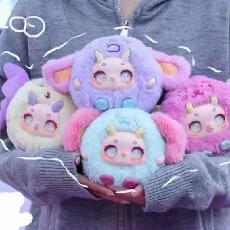 🦛🔥มาถึงภายใน 3 วัน🔥MOKI ของเล่นกล่องตาบอด Plush Key จี้ Mystery Blind ...