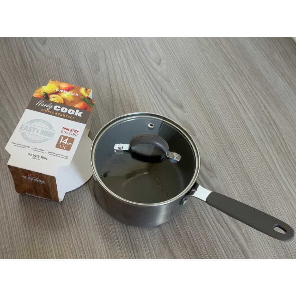 LocknLock หม้อด้าม Handy Cook Series ขนาด 14 cm. รุ่น LHD1141 มือสอง ...