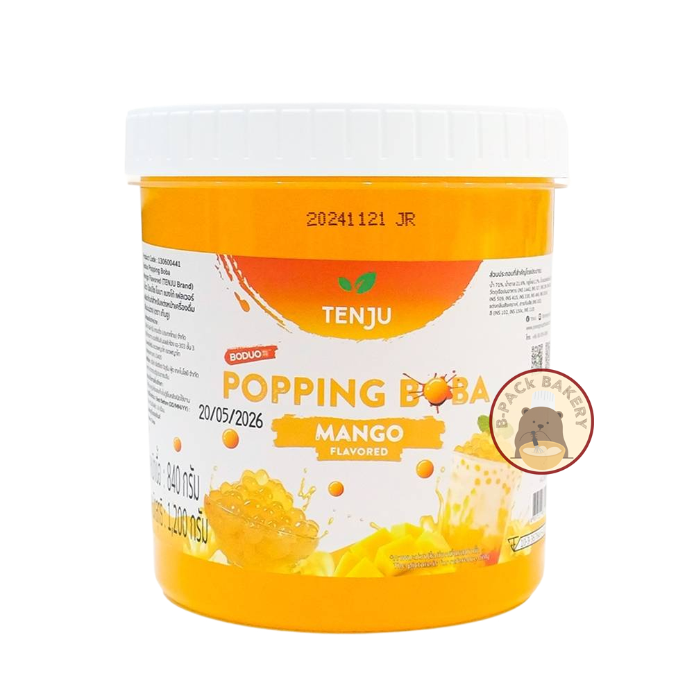 (มะม่วง) เท็นจู ไข่มุกป็อบ มะม่วง TENJU Popping Boba Mango 1Kg | Shopee ...