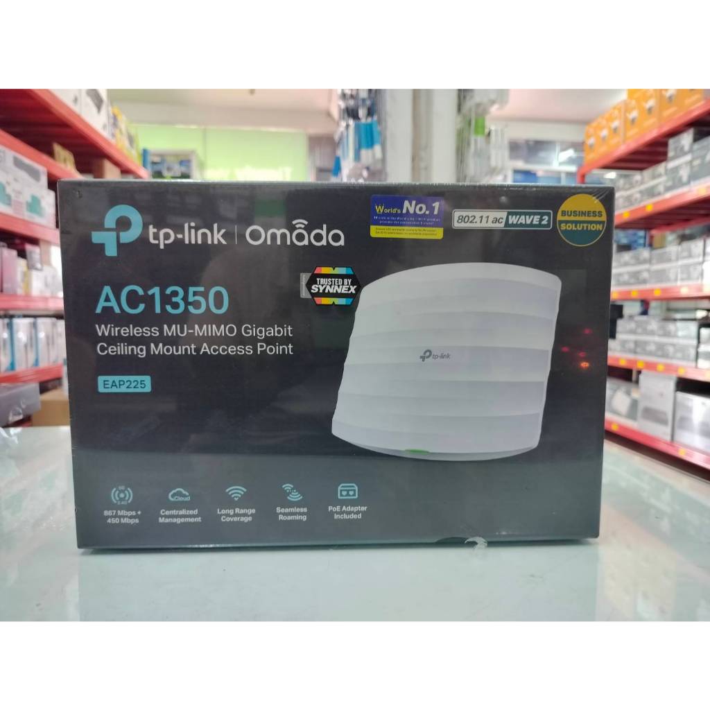 ประกัน LT EAP225 AC1350 Wireless MU-MIMO Gigabit Ceiling Mount Access ...