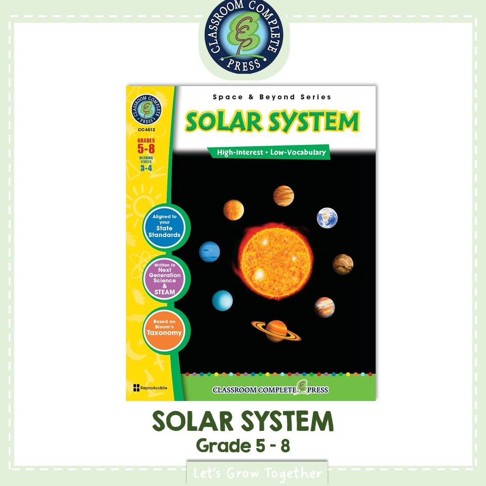 แบบฝึกหัดวิทยาศาสตร์ Science Worksheet with Answer Keys : SOLAR SYSTEM ...