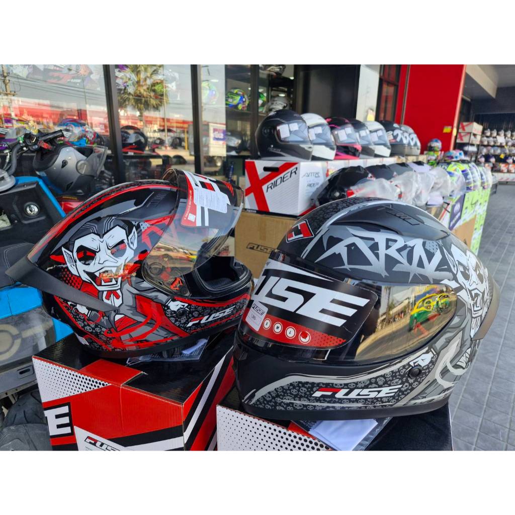 หมวกกันน็อคเต็มใบ FUSE รุ่น RAZOR 2024 ลาย DRAG FUSE RAZOR SP 2024 ใหม่ ...