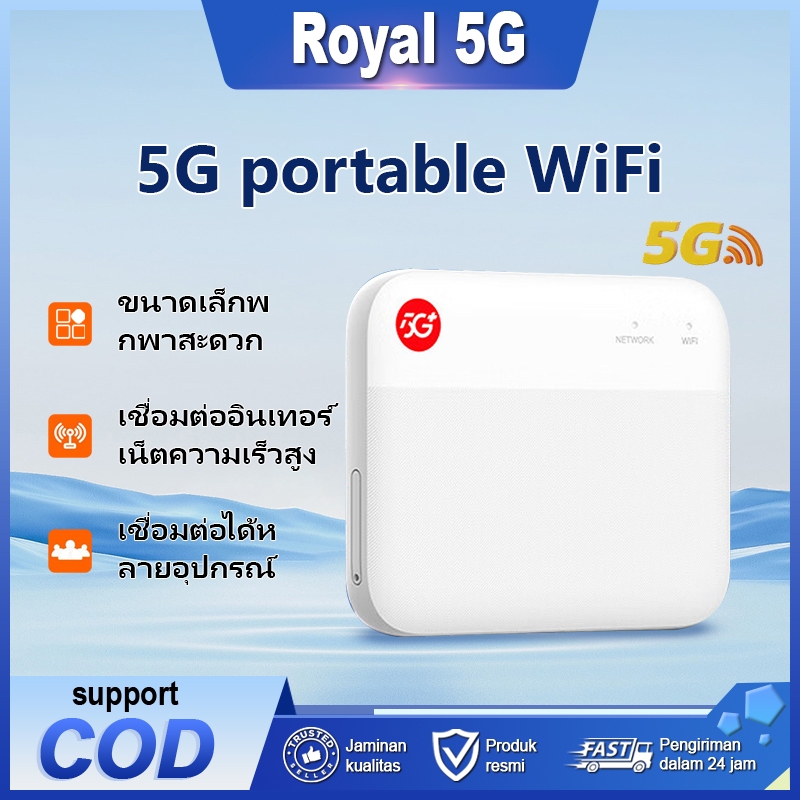 ZTE F50 5G Router Pocket WiFi: สนุกกับความเร็ว 1.6Gbps พร้อมรองรับ SA/NSA 5G Mobile Hotspot ...