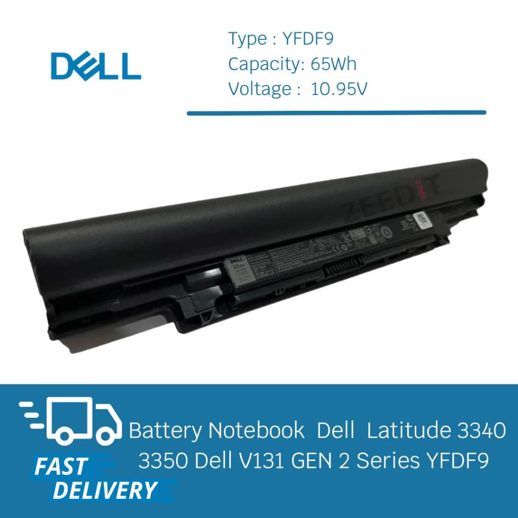 แบตเตอรี่ Battery Notebook Dell Latitude 3340 3350 Dell V131 GEN 2 ...
