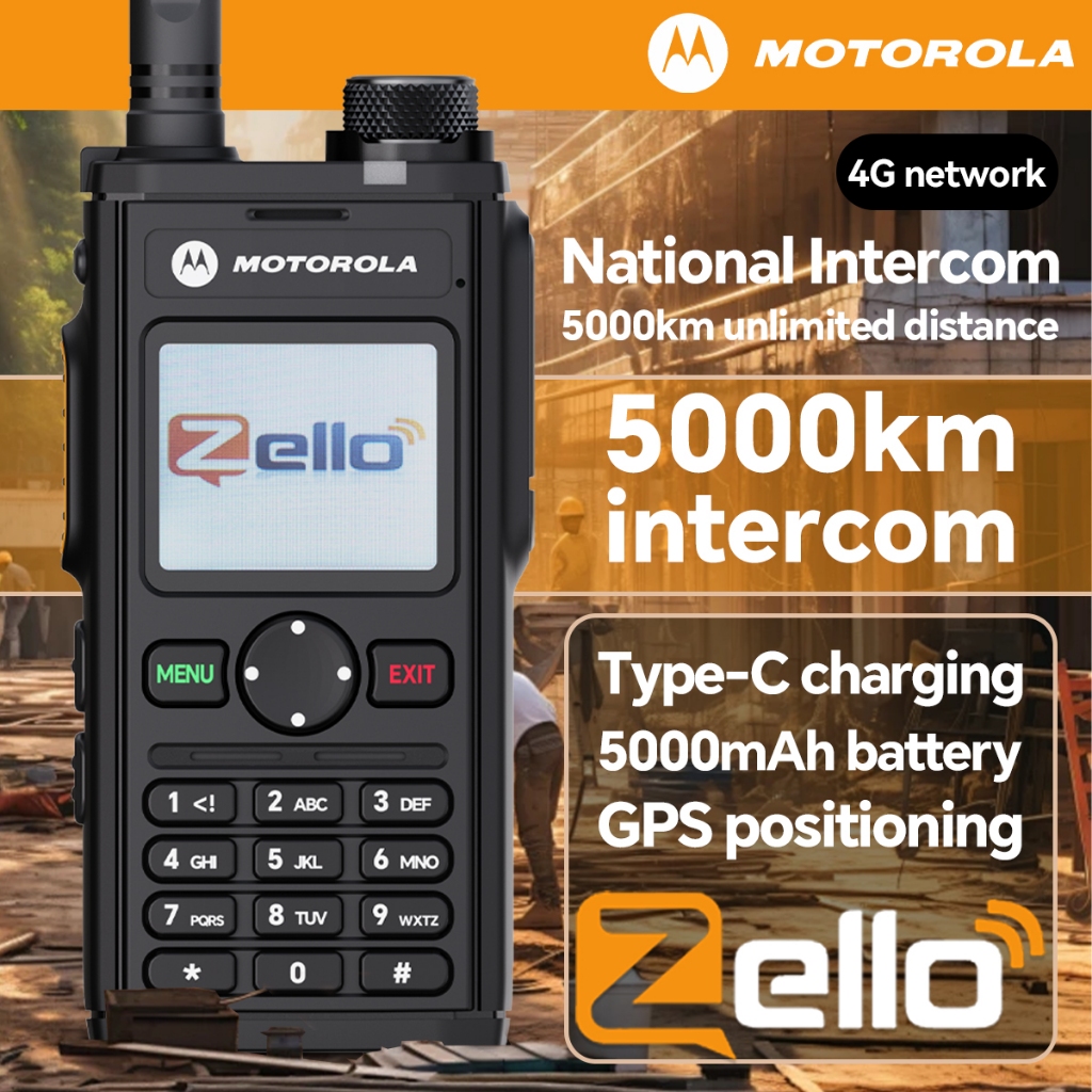 Motorola T92 Zello Mobile Radio Long Range 5000KM Profesional Powerful ...
